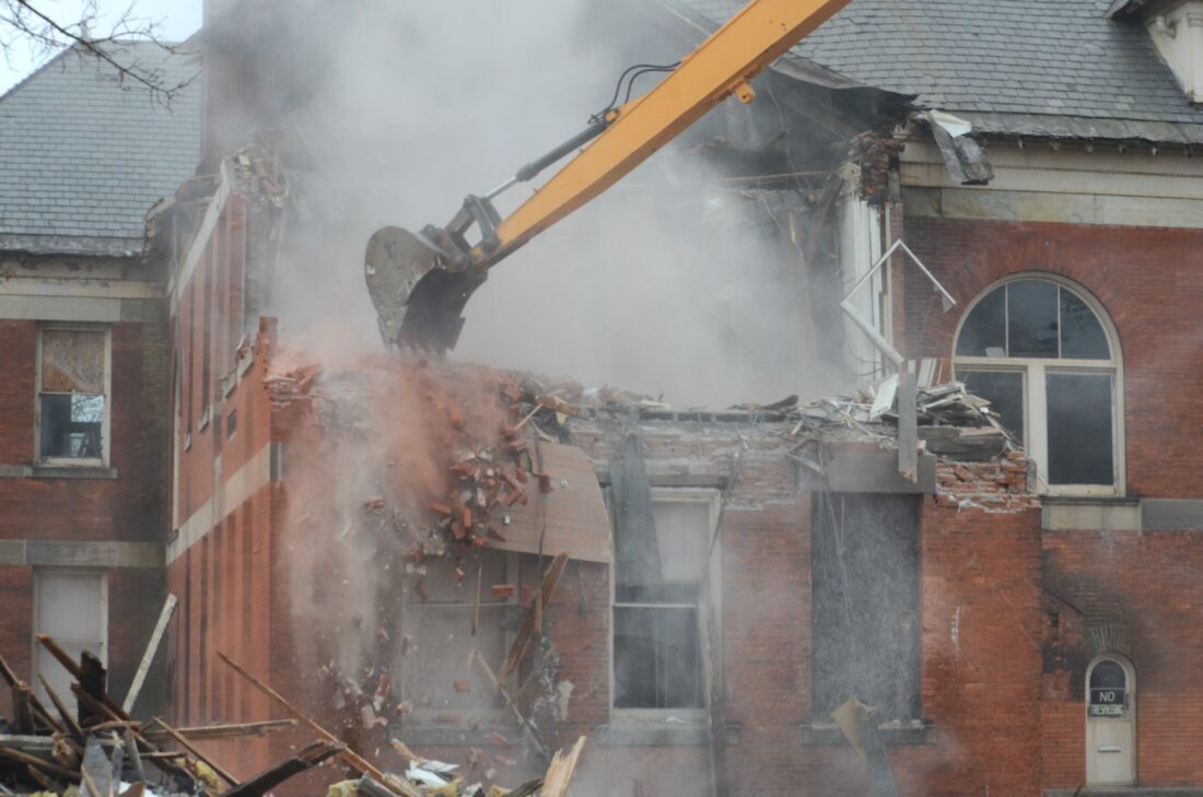 Former East Street School demolition begins | News, Sports, Jobs ...